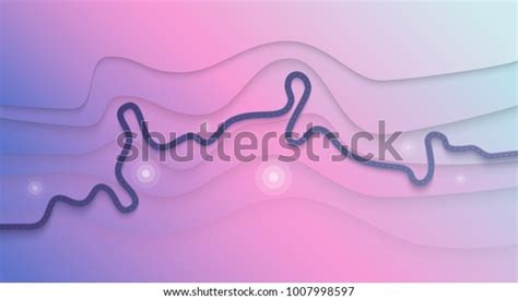 Road Map Infographics Template Winding Road Stock Illustration Shutterstock