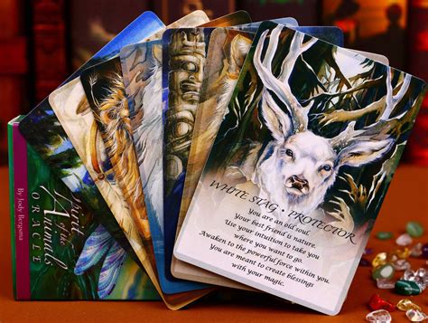 Spirit Of The Animals Oracle Deck Cute Tarot Deck For Etsy