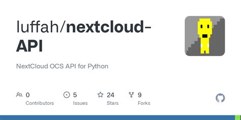github luffah nextcloud api nextcloud ocs api for python