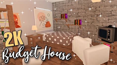 Bloxburg 2k Budget House [no Gamepass] Aesthetic Cheap Budget Tiny