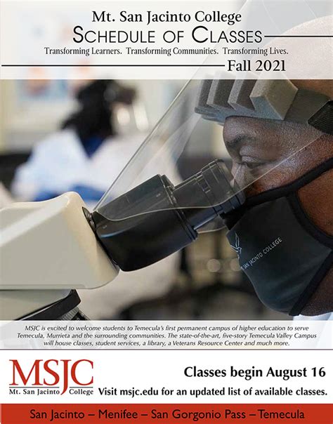 Enroll At Msjc Mt San Jacinto College