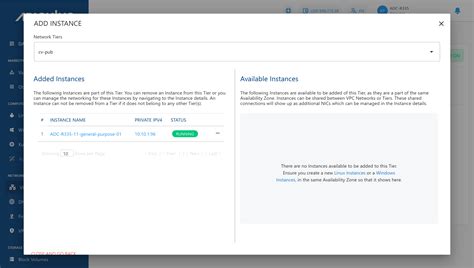 Managing Vpc Instances Apiculus Technical Documentation