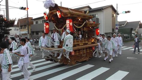 平成30年 7月15日 巽神社 夏祭り 本宮 西足代 曳行 Youtube