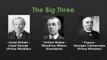 The Treaty Of Versailles Power Point By Mel S Shelves TPT