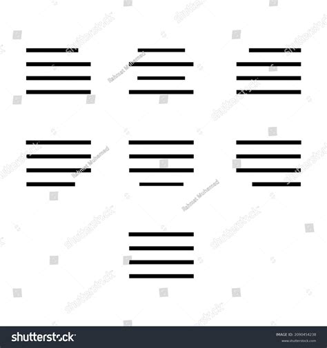Set Vector Align Paragraph Icon Design Stock Vector Royalty Free 2090454238 Shutterstock