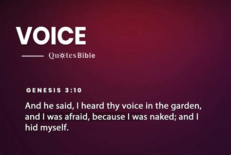 Voice Verses From The Bible — Empowering Echoes Discovering Strength