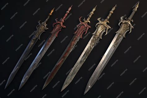 Premium Photo Showcase A Gallery Of Legendary Swords And Blades 00501 03