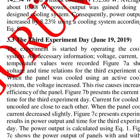 variation of incoming solar radiation flux on panels with time in the