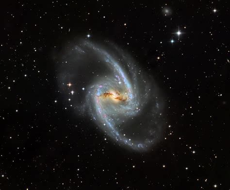 Ngc 1365 Great Barred Spiral Galaxy Telescope Live