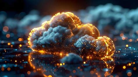 Premium Photo Cloud Computing Boosts Company Agility And Cyber Infrastructure Flexibility For