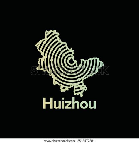 Huizhou Map Photos And Images Shutterstock
