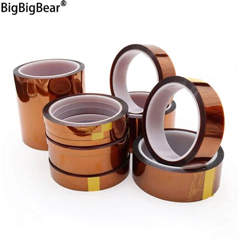 3mm 100mm 3d 프린터 부품 고온 내성 열 Bga 캡톤 폴리이미드 절연 단열 접착 테이프테이프 Aliexpress