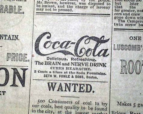 Coca Cola Newspaper Ads