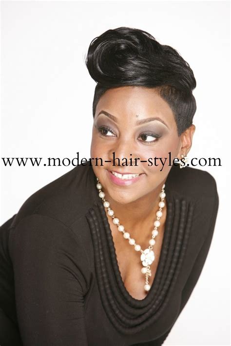 Short Black Hair Pictures And Styling Options For Relaxed Women Short Hair Pictures