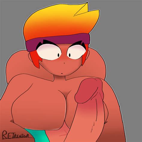 Rule 34 Amber Brawl Stars Big Breasts Big Penis Blush Blushing Bo