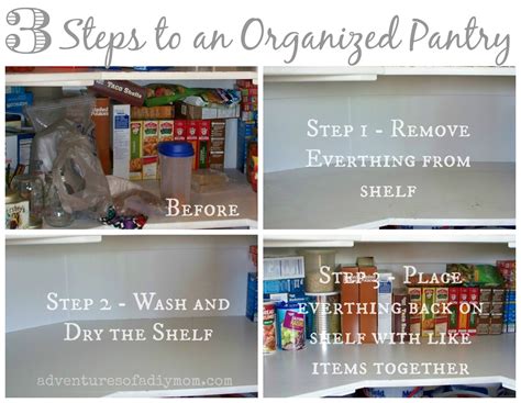3 Steps To An Organized Pantry Adventures Of A DIY Mom