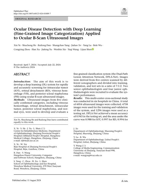 Pdf Ocular Disease Detection With Deep Learning Fine Grained Image Categorization Applied To