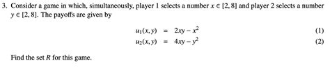 solved consider a game in which simultaneously player 1