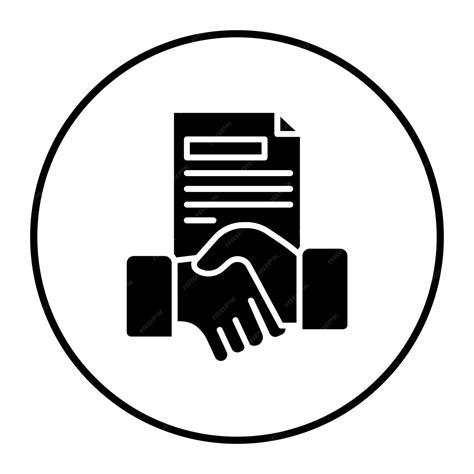 Premium Vector Contract Vector Illustration