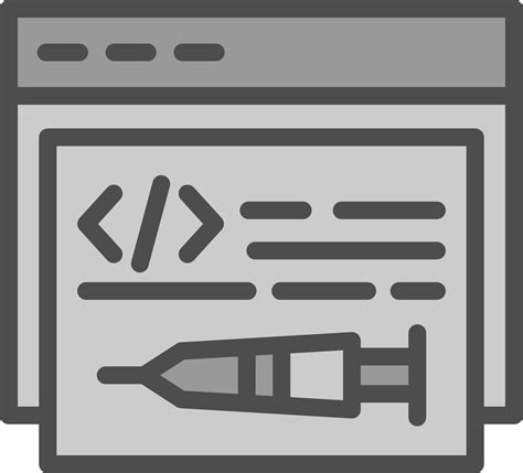 Code Injection Vector Icon Design 16966962 Vector Art At Vecteezy