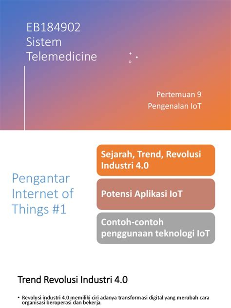 01 Sistem Telemedicine Konsep Iot Pdf