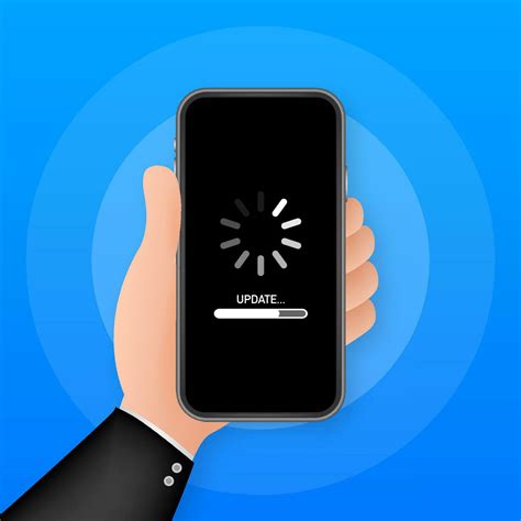 System Software Update Data Update Or Synchronize With Progress Bar On
