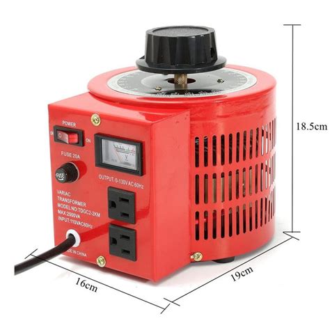 2000w Auto Variac Variable Transformer 20amp With 0 130v Output