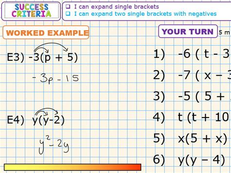 Expanding Single Brackets Powerpoint Lesson Ks3 Ks4 Teaching Resources
