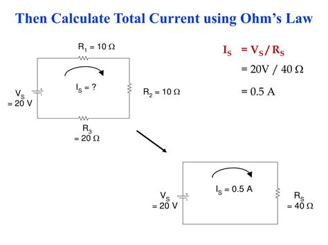 Ppt How To Calculate Total Circuit Current In A Series Circuit Powerpoint Presentation Id