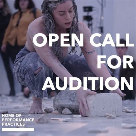 Open Call For Audition Ma Performance Practices Artinfo