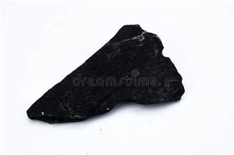 Basalt Over White Background Stock Image Image Of Object Isolated