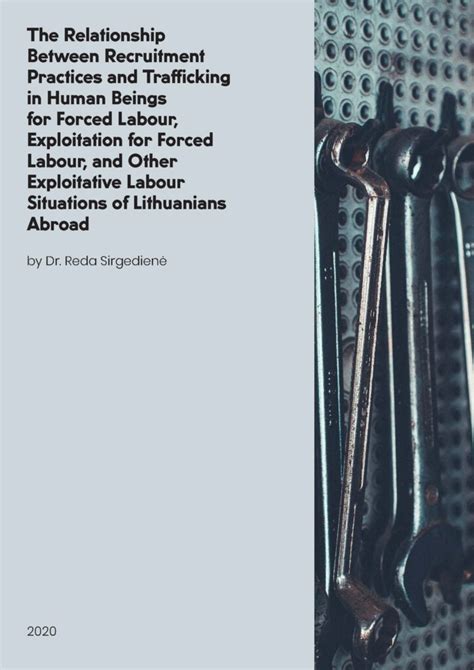 The Relationship Between Recruitment Practices And Trafficking In Human Beings For Forced Labour