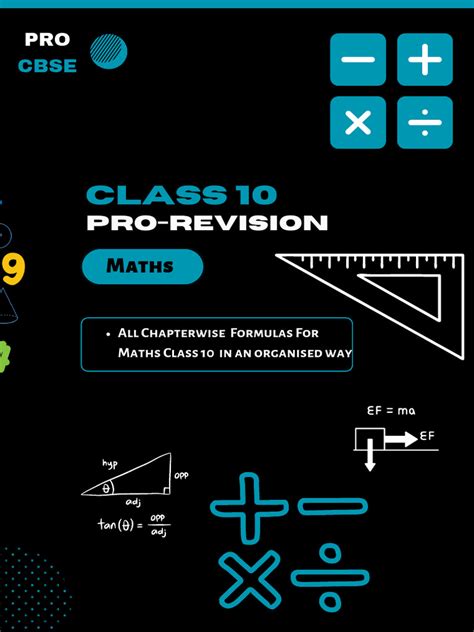 class 10 apex formula sheet pdf numbers area
