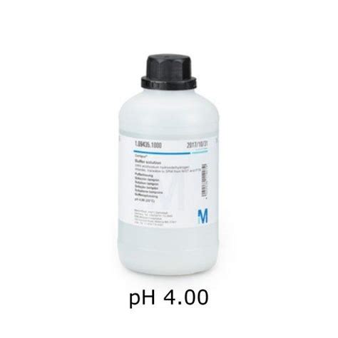 Calibration Buffer Solution Ph 4 00 1 Lt 109435 Merck Supelco