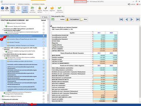 Indici Di Bilancio Ed ETS GBsoftware