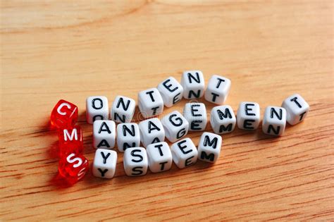 Cms Content Management System Stock Image Image Of Online Manage