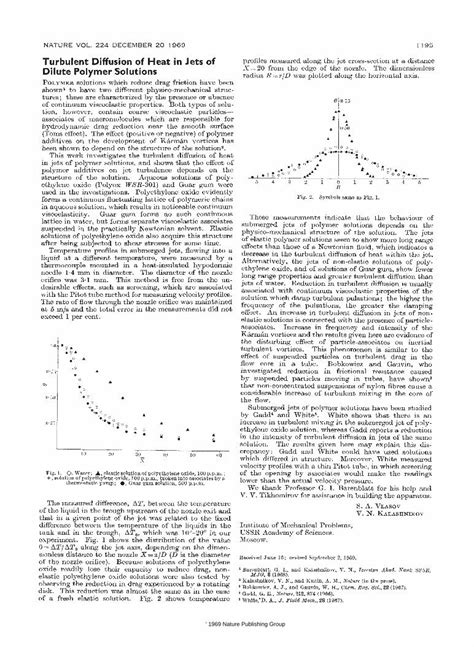 Pdf Turbulent Diffusion Of Heat In Jets Of Dilute Polymer Solutions Dokumen Tips