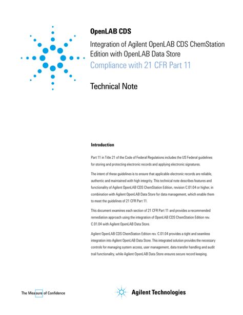 Compliance With 21 Cfr Part 11