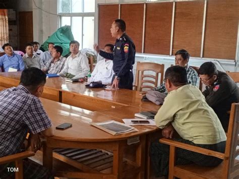 ပြည်ကြီးတံခွန်မြို့နယ်တွင် မီးဘေးလုံခြုံရေး အသိပညာပေးဟောပြောခြင်းနှင့်လက်တွေ့ မီးငြှိမ်းသတ်ခြင