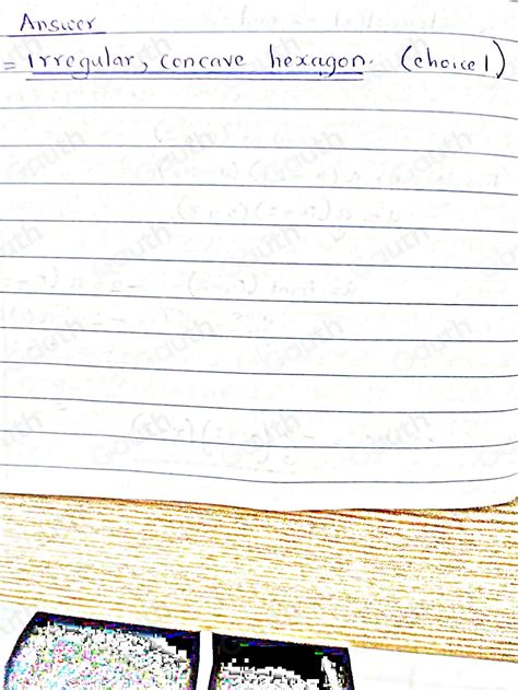 Solved 3 Which Classification Best Describes The Polygon An Irregular Concave Hexagon A