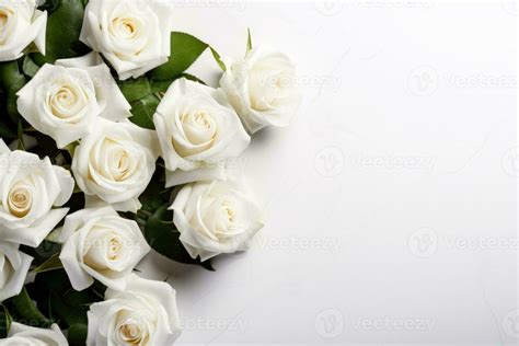 White Roses Background