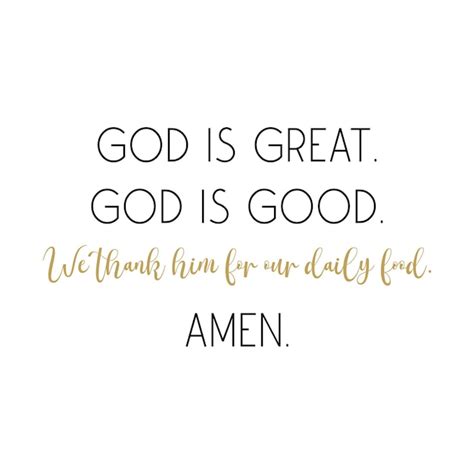 Premium Vector Table Blessing Print Dining Room Decor God Is Great