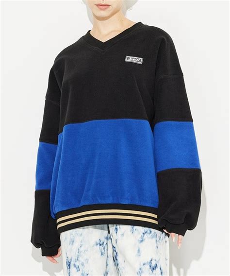 【セール】bicolor Fleece Top（スウェット）｜x Girl（エックスガール）のファッション通販 Zozotown