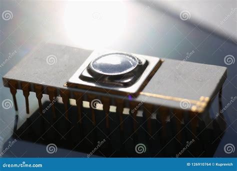 Micro Processor Technology Stock Photo Image Of Background 126910764