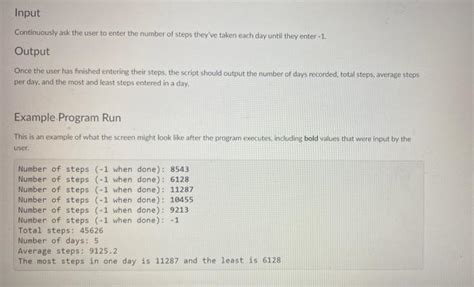 Solved Create A Script That Calculates Stats About The