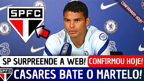 EXPLODIU NA WEB THIAGO SILVA CONFIRMADO NO SÃO PAULO AGITOU A WEB