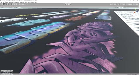 Graffiti Pack Decals Ii For Ue And Unity 3d Material Or Shader By Abandoned World