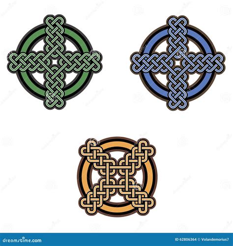 Set Of Beautiful Celtic Patterns Stock Vector Illustration Of Celt