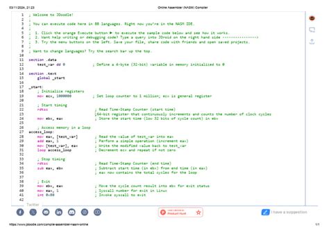 online assembler nasm compiler pdf assembly language control flow