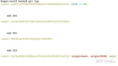 【git】如何利用 Rebase 合并多次 Commit 知乎